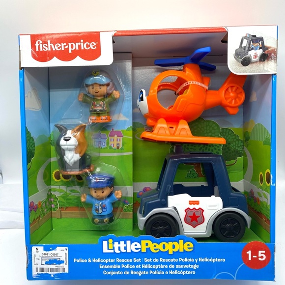 Fisher-Price | Toys | Fisher Price Little People Police Helicopter ...